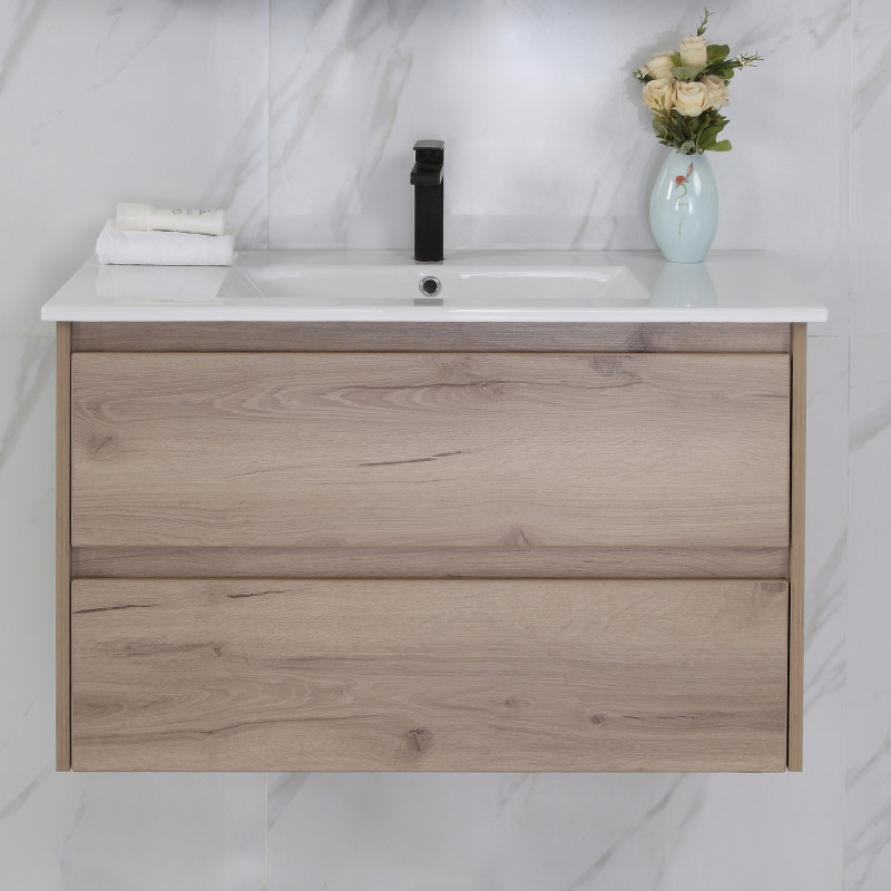 Aulic Max Wall Hung Vanity with Stone Top 600mm-1800mm